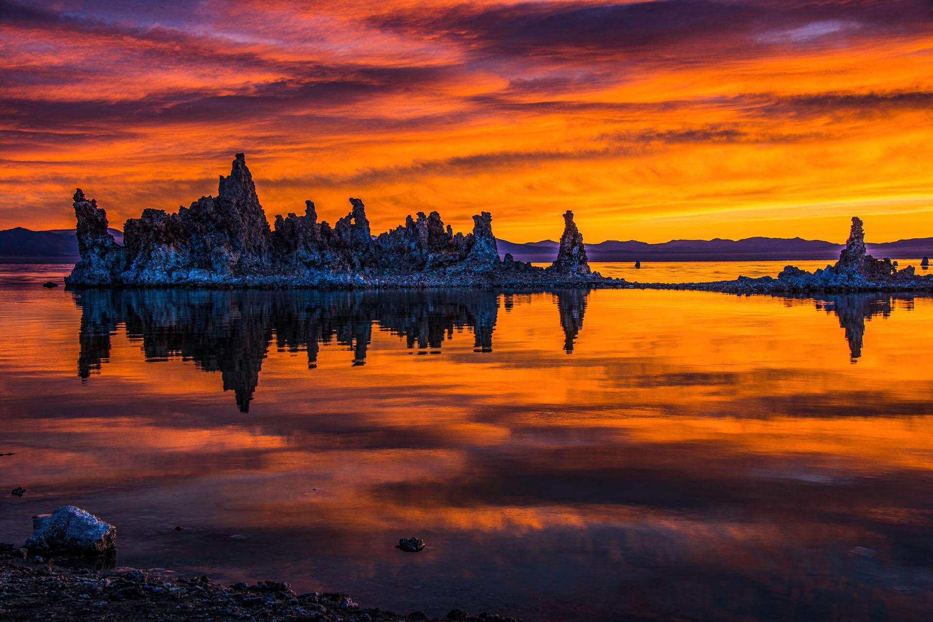 Fiery Sunrise | Mono Lake, CA | Robert Anderson Gallery